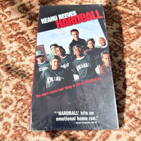 Media | Hardball Paramount Pictures 201 Vhs Starring Keanu Reeves John Wick New | Poshmark
